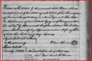 First Pettits in America Series #2 -Thomas Pettit, Rapp. Co, VA 1656